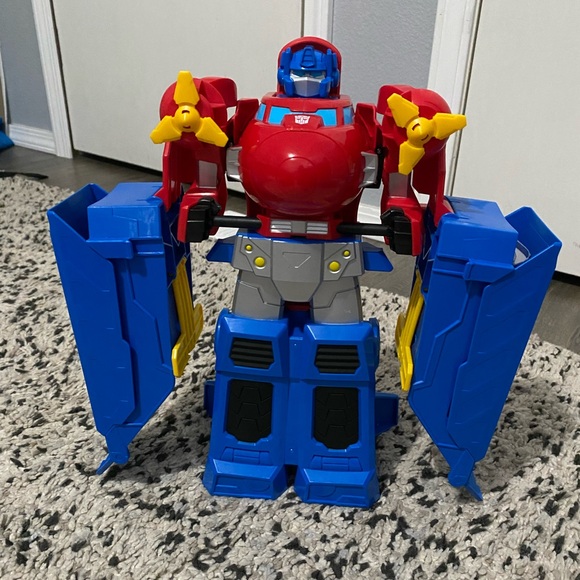 Toys | Optimus Prime Jumbo Jet Transformer | Poshmark